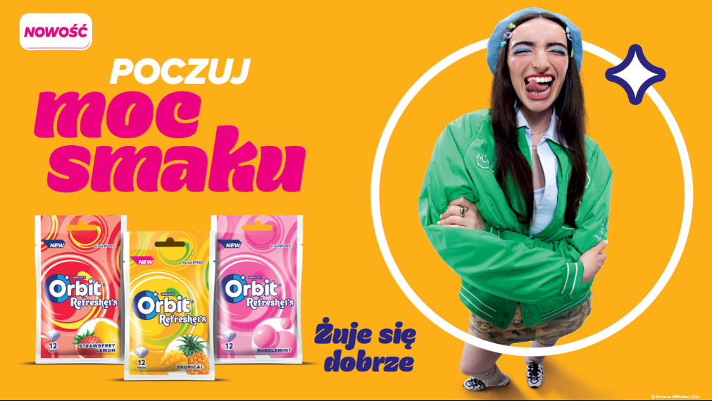 Poczuj moc smaku z Orbit® Refreshers! | Mars Polska